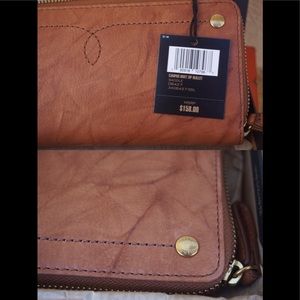 Frye | Bags | Frye Zip Leather Wallet | Poshmark
